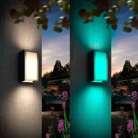 Philips Hue Turaco antracit / Venkovní nástěnné svítidlo / E27 / Bluet