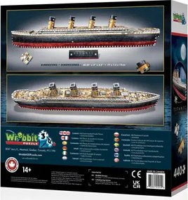 WREBBIT 3D puzzle Titanic / 440 dílků / od 14 let