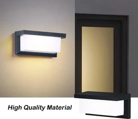 Brilagi - LED RGBW Venkovní nástěnné svítidlo BRICKY 1xE27/9W/230V černá IP54