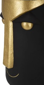 Váza Tribal 40 cm černá/zlatá