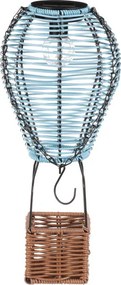 Solární lucerna balón s LED osvětlením PLA113 BLUE-L
