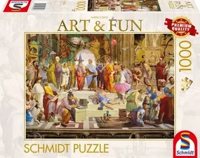 SCHMIDT Puzzle Art  Fun: Aténská škola 2024 / 1000 dílků / 69,3 x 49,3