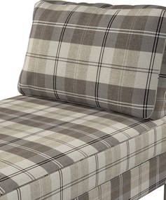 Potah na šezlong IKEA Karlstad samostatný, krátký barva béžová látka pletený vzor, vzorované