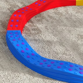 AIYAPLAY Vyvážené kladiny pro děti od 3 let – 8 kusů, zakřivený tvar, protiskluzová základna, vícebarevné