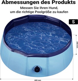 Lehátko pro psa fudajo – 60 × 20 cm, modrá (65244)
