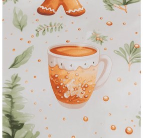 Povlečení z mikrovlákna WINTER GINGERMAN bílé Rozměr povlečení: 70 x 90 cm | 140 x 200 cm