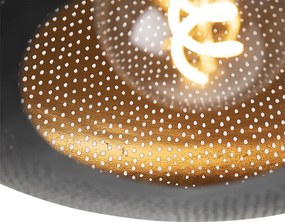 Orientální stropní svítidlo černé a zlaté 40 cm - Radiance