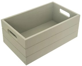 Světle zelený dřevěný úložný box 36x26x15 cm – Orion