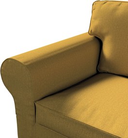 Potah na pohovku IKEA  Ektorp 3-místná, nerozkládací barva žlutá látka pletený vzor
