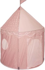 Dětský stan, O 100 cm, polyester, růžová barva