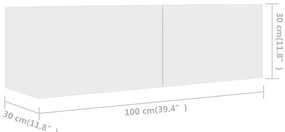 vidaXL Marketos 6dílný set TV skříněk bílý kompozitní dřevo