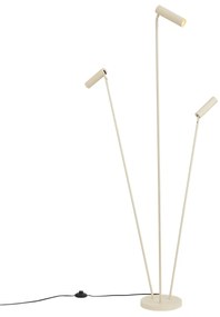 Moderní stojací lampa béžová 3-světla GU10 35mm - Thomas