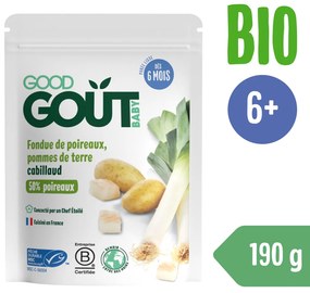 Good Gout BIO Pórek s brambůrkem a treskou 190 g