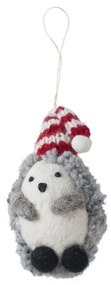 Plstěná dekorace Hedgehog (ježek) 13 cm, Klippan Švédsko