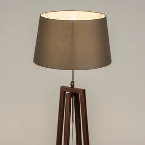 Stojací designová lampa Paola Grey and Dark Brown