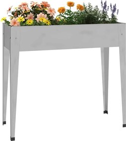 Zahradní truhlík 100,5 x 40,5 x 90 cm pozinkovaná ocel 152262