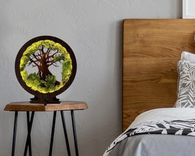 Li-Go "Mech a strom" lampa 30x31cm provedení povrchu: jedle