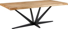 XXXLutz JÍDELNÍ STŮL, dub, černá, barvy dubu, 200/100/75 cm Linea Natura - Jídelní stoly - 001416000201