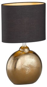 Stolní lampa Foro, bronz/černá, výška 39 cm