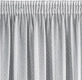 ZÁCLONA NA PÁSCE SIBEL 300 CM X 250 CM CM BÍLÁ