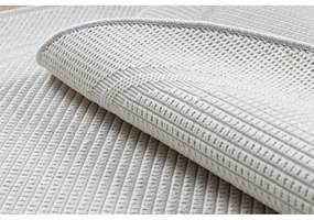 Kusový koberec Duhra bílý kruh 150cm