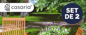 Zahradní židle Sydney sada 2 ks akácie certifikace FSC®