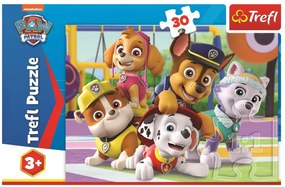 Trefl Puzzle Tlapková patrola vždy včas/Paw Patrol 27x20cm 30 dílků