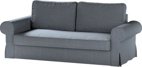 Potah na pohovku IKEA Backabro, 3-místná, rozkládací barva šedá látka pletený vzor