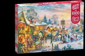 CHERRY PAZZI Puzzle Stmívání v zimě / 1000 dílků