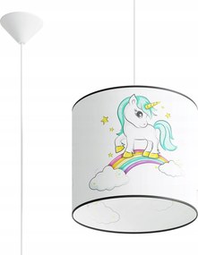 Závěsná lampa do dětského pokoje jednorožec Unicorn 30 Sollux SL.1412