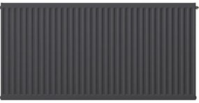 Mexen, Panelový radiátor Mexen CV22 600 x 1300 mm, spodní připojení, 2149 W, antracit - W622-060-130-66