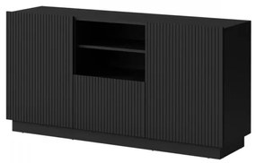 Komoda Ceroza 150 2D1SZ, Barva: černá