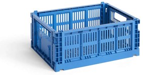 HAY Úložný box Colour Crate M, electric blue
