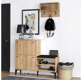 Designová předsíňová sestava Dacey vzor dub