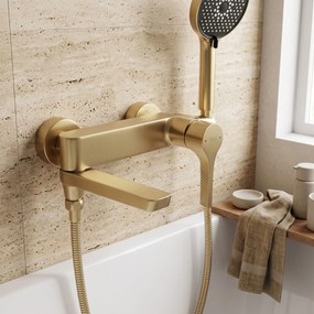 Rea, Koupelnová baterie PREMIUM REA Maxim Brush Gold, REA-B2257