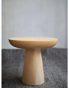 Přírodní odkládací stolek Tucas Home Mushroom, 28 cm