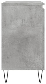 Petromila Koupelnová skříňka betonově šedá 58x33x60 cm kompozitní dřevo