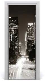 Fototapeta samolepící na dveře Los Angeles noc 75x205 cm