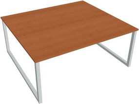 Kancelářský pracovní stůl Hobis USDO 1800, bílá RAL 9016, deskabuk
