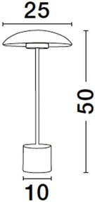 Designová stolní lampa Lash 50
