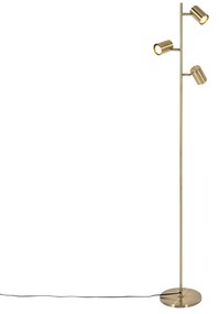 Moderní stojací lampa bronzová 3-světelná - Jeana