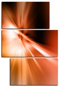 Obraz na plátně - Abstraktní splash - obdélník 7212D (105x70 cm)