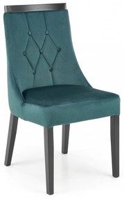 Jídelní židle MODULO 50 cm zelená/černá