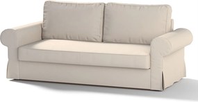 Potah na pohovku IKEA Backabro, 3-místná, rozkládací barva béžová látka pletený vzor