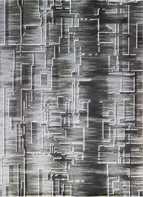 Berfin Dywany, Kusový koberec Dizayn 2219 Grey, 160x230, šedá, obývací pokoj