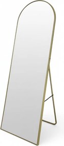 Velké stojací zrcadlo FRAM zlaté, 150 x 50 cm