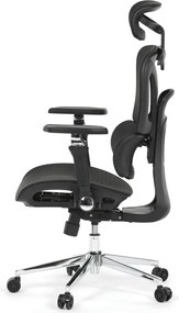 Ergonomická kancelářská židle EXECUTIVE - černá síťovina
