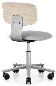 HÅG - Židle TION - dřevěná s čalouněným sedákem