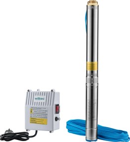 Zahradní čerpadlo Wiltec – 750 W, 6000 l/h, 20 m (65736)