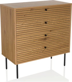 XXXLutz KOMODA, barvy dubu, 80/85/40 cm MID.YOU - Široké komody - 001918062501
